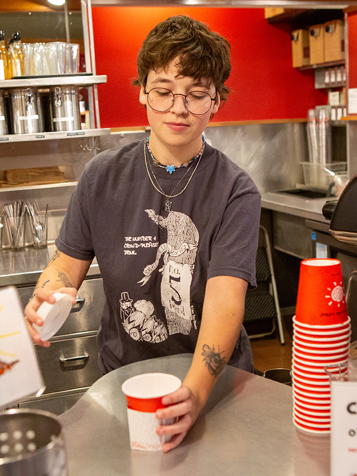 Vintage Number Five T-Shirt – Small World Coffee