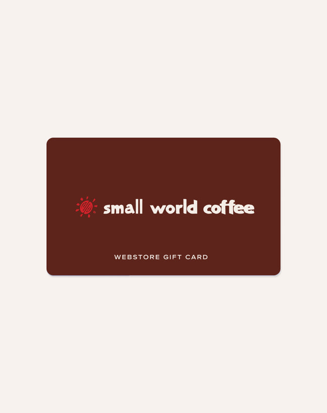 Gift Cards – Small World Coffee